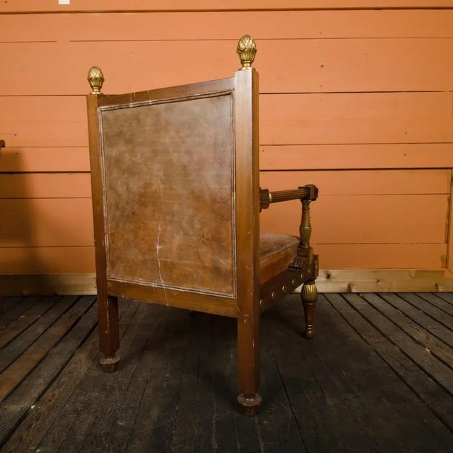 1920s English Open Armchair, in the Manner of 'George Bullock'. | Chairish