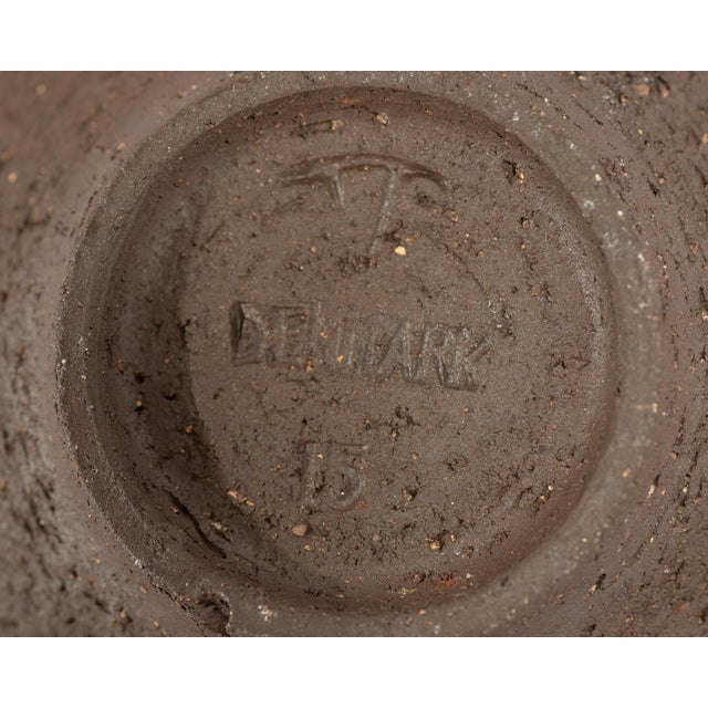 Thomas Toft Denmark Pottery Bowl With Fish | Chairish