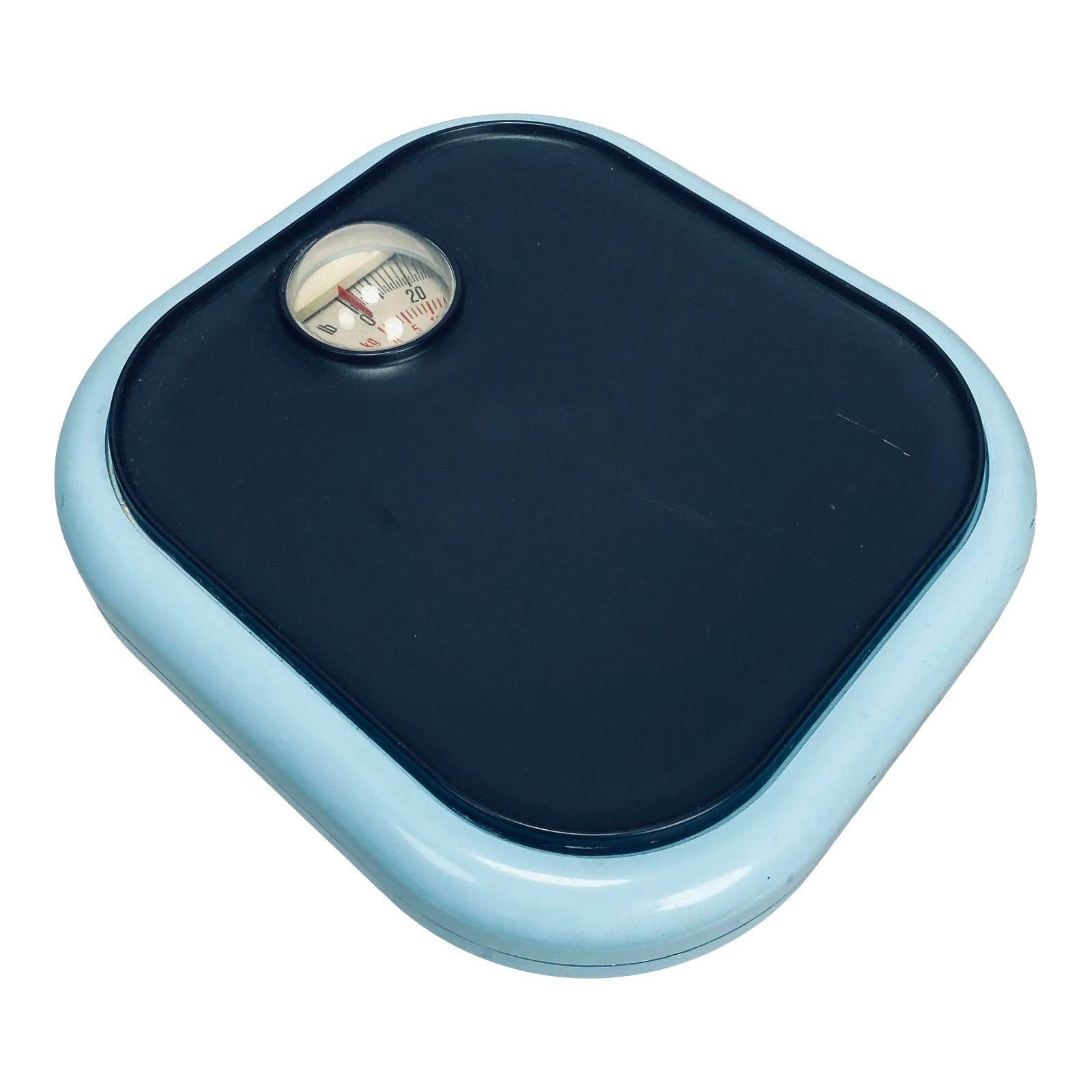 1970s Mid-Century Modern Terraillon Sky Blue Plastic Scale, Joe Colombo ...