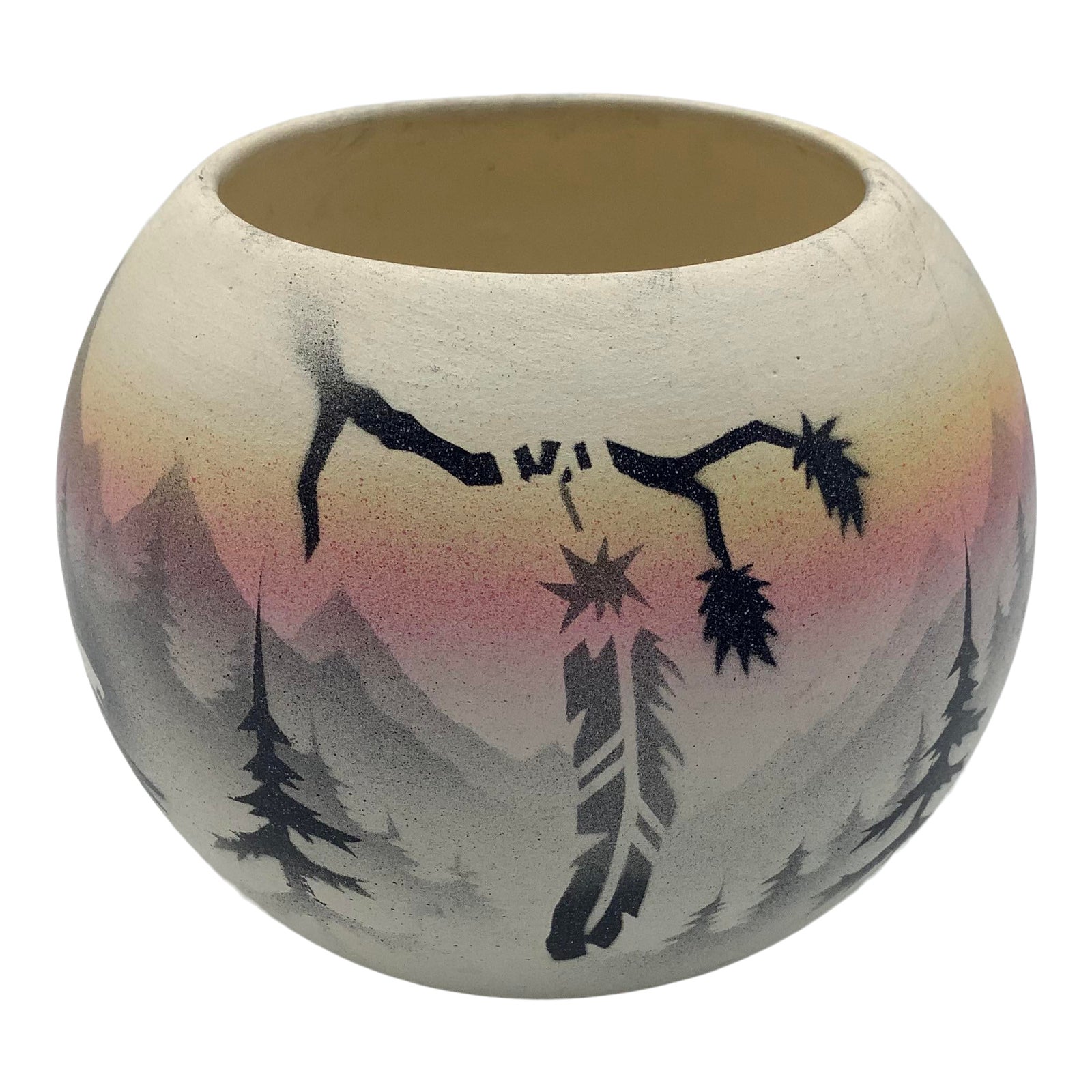 1970s Hozoni Pottery Sacred Messenger Vase. | Chairish