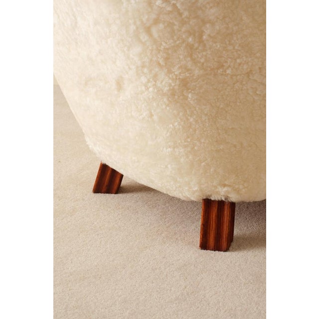 Swedish Sheepskin Easy Chairs, 1950s, Set of 2 | Chairish