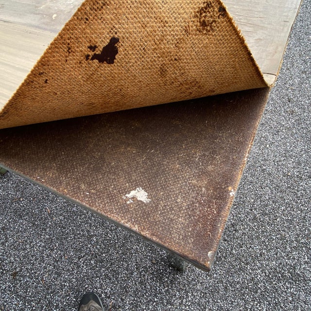 1950s Steel Industrial Usps Postal Mail Sorting Desk Workstation Table ...