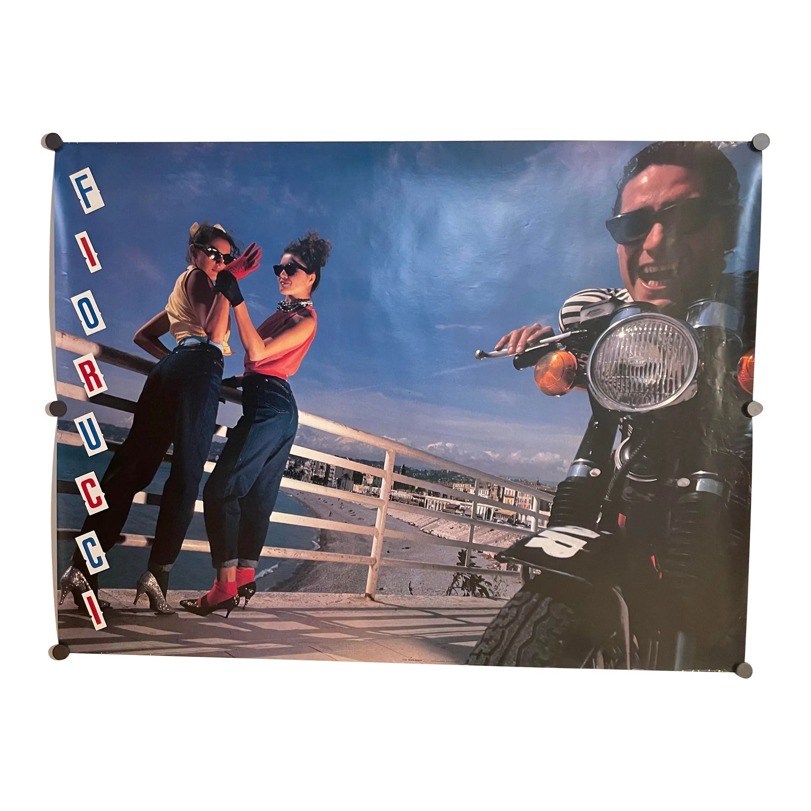 Fiorucci Fashion Poster 1980s | Chairish