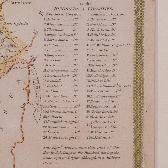 1850's Antique Lithography Map | Chairish