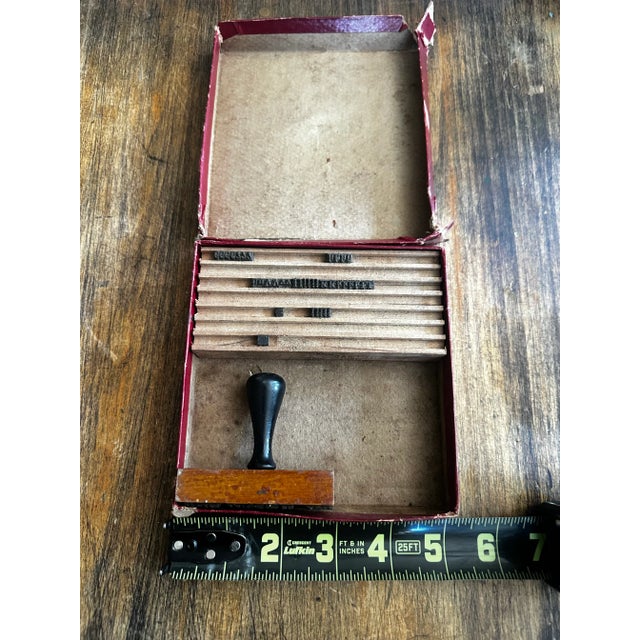 Early 1900s Antique “The Universal Printing Outfit” Rubber Type Set ...
