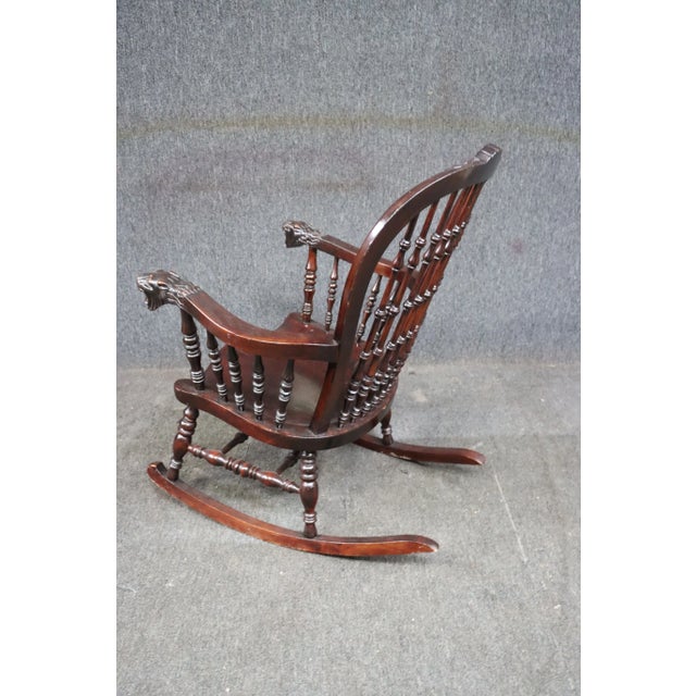 Rj Horner Style Mahogany Rocker | Chairish