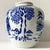 Early 20th Century Blue and White Geisha Ginger Jar | Chairish