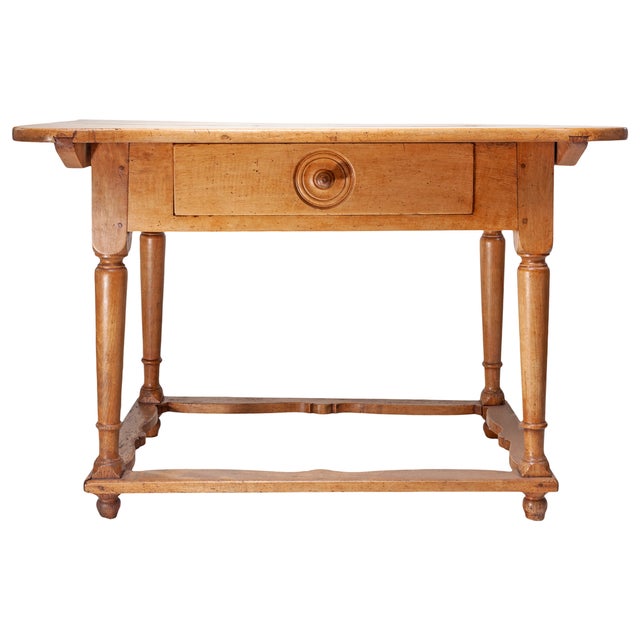 Early 19th Century Russian Birch Farmhouse Table | Chairish