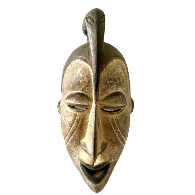 Superb African Igbo Mask Nigeria 15.5 " H | Chairish