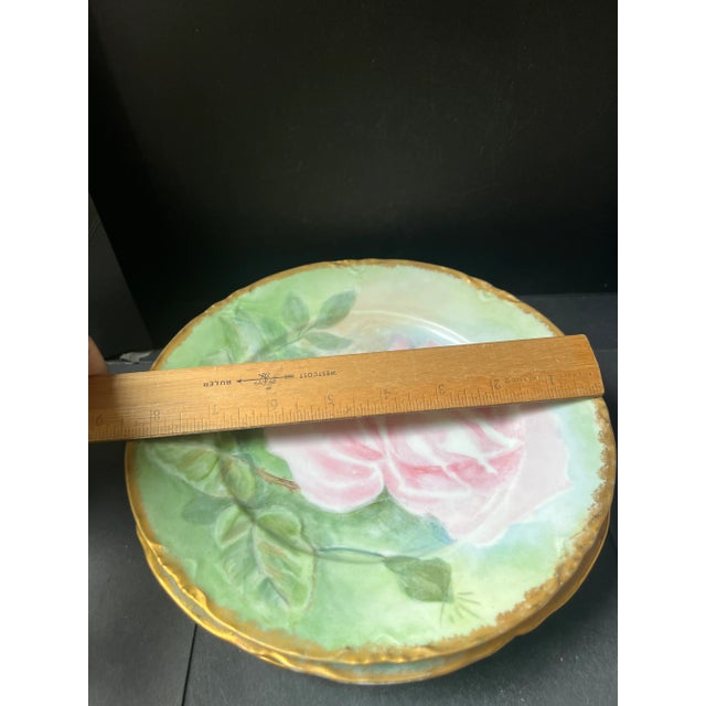 Vintage Epiag Royal Czechoslovakia Gold Gilt Rose Decorative Charger or ...