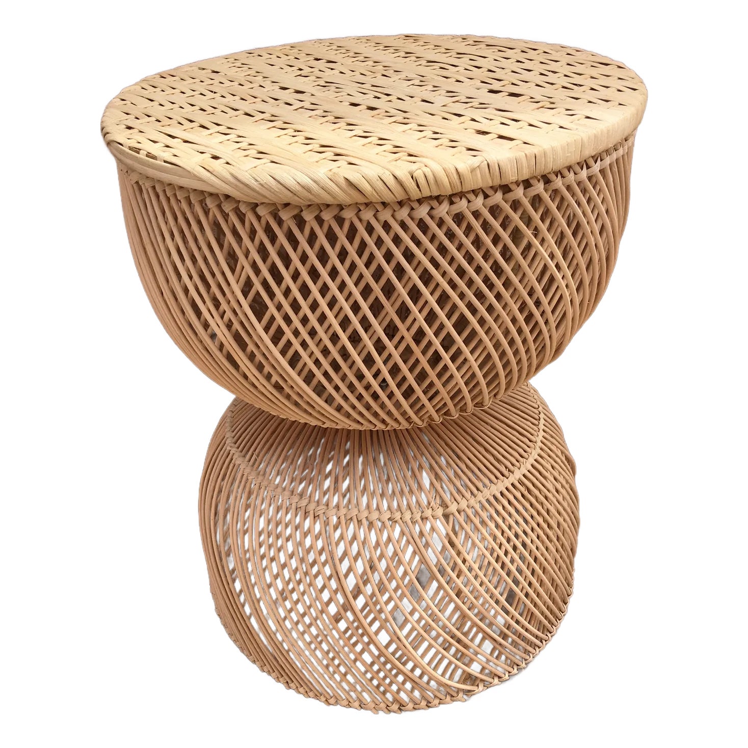 Rattan Nomad Table | Chairish