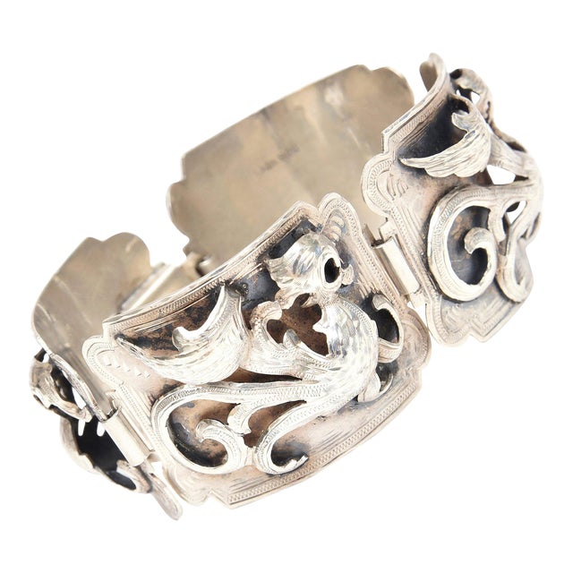 Vintage Sterling Silver Bracelet Signed Chairish