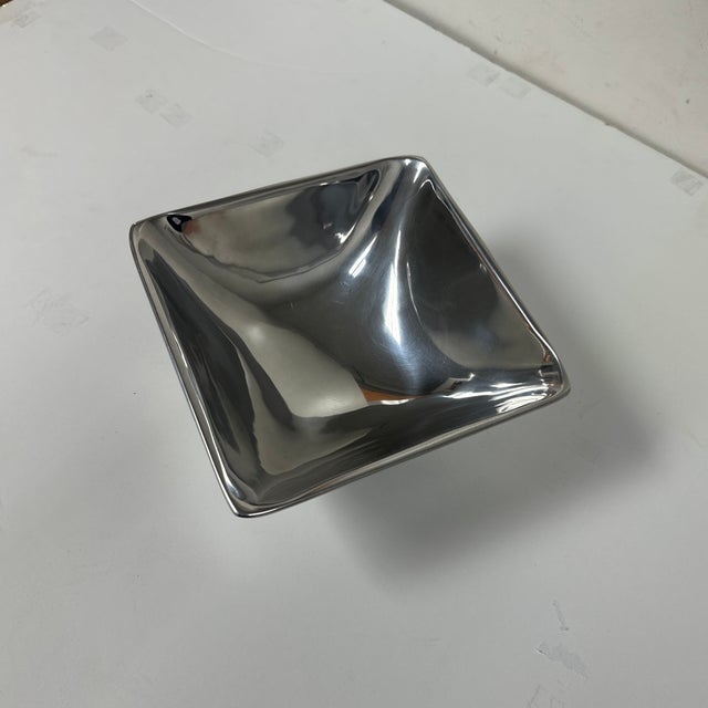 Nambe Cube Bowl | Chairish