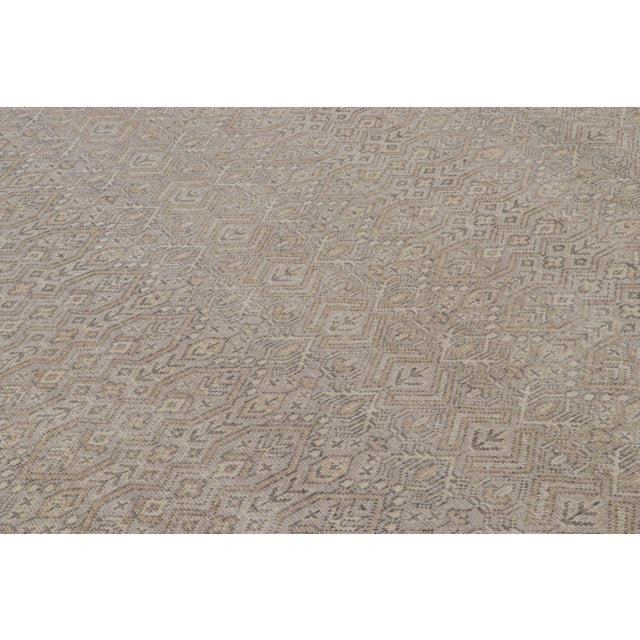 Rug & Kilim’s Contemporary Rug in Beige, Gray and Blue Geometric ...