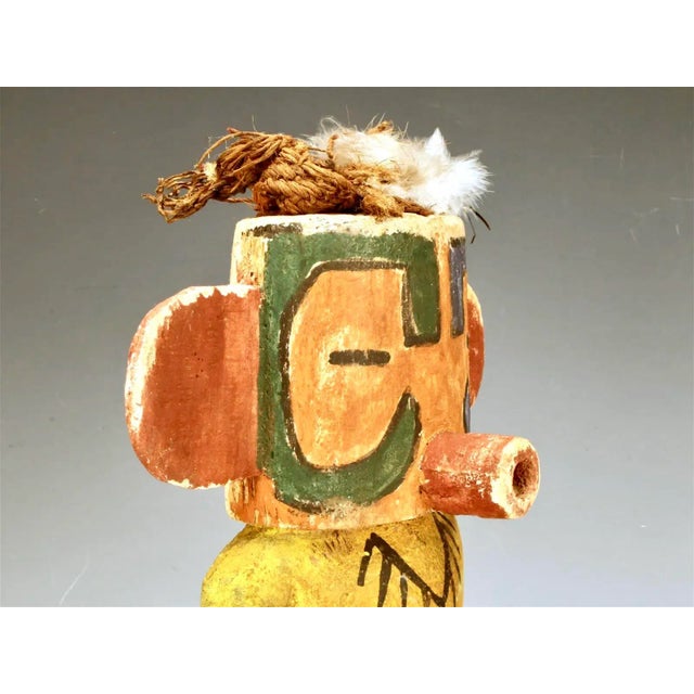 Painted Wood Hopi Katsina Kachina Figure (#1) | Chairish