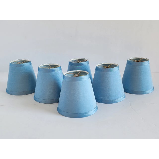 Royal Design Blue Chandelier Lamp Shades | Chairish