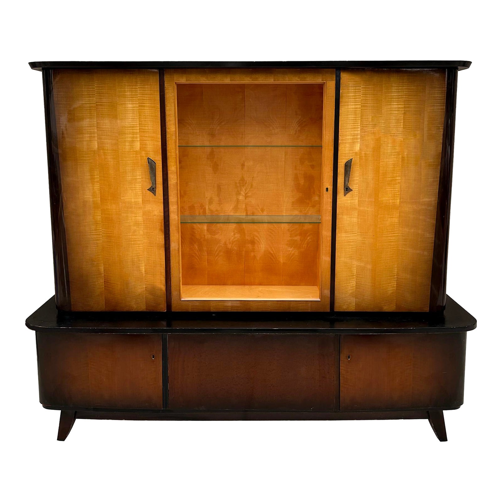 1950s German Shrunk Cabinet Mid-Century Modern | Chairish