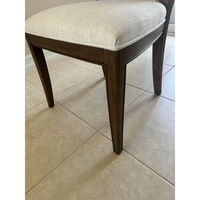 Frontgate Georgia Cane Hardwood (Mink) With Ivory Performance Linen ...