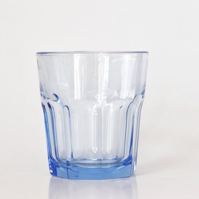 Vintage Gibraltar Blue Mist Rocks Glass by Libbey Glass Co. | Chairish