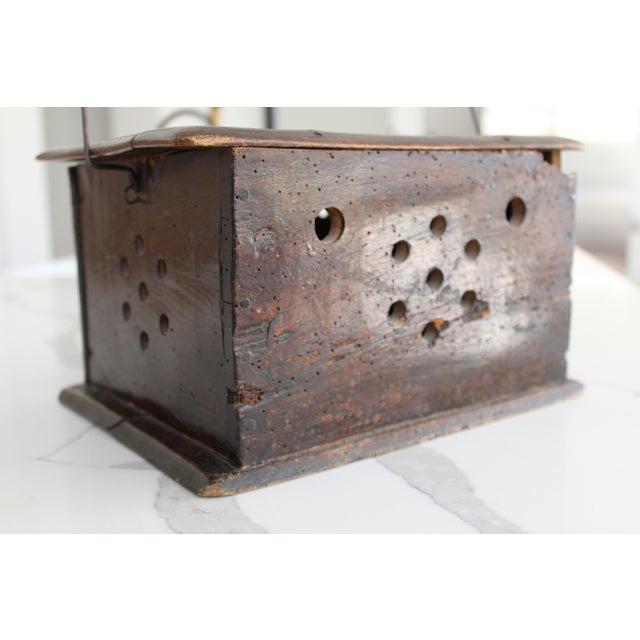 19th Century Carved Pigeon Carrying Box | Chairish