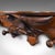 1900 Antique Carved Eagle Coat Rack | Chairish