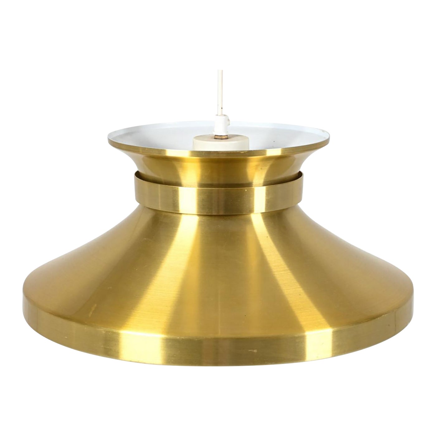 1970s Brass Pendant Lamp by Carl Thorne | Chairish