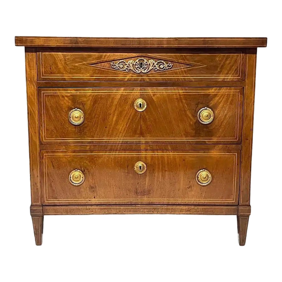 Early 19th Century Baltic Directoire Style Mahogany and Satinwood ...