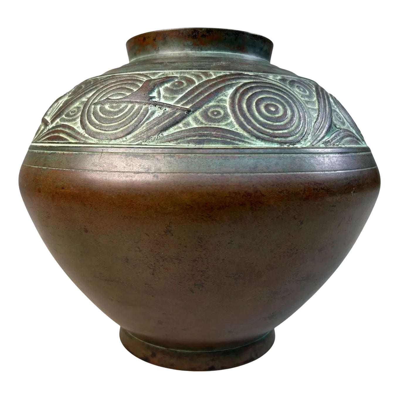 Japanese Bronze Ikebana Vase by Hannya Kankei, 1960s | Chairish