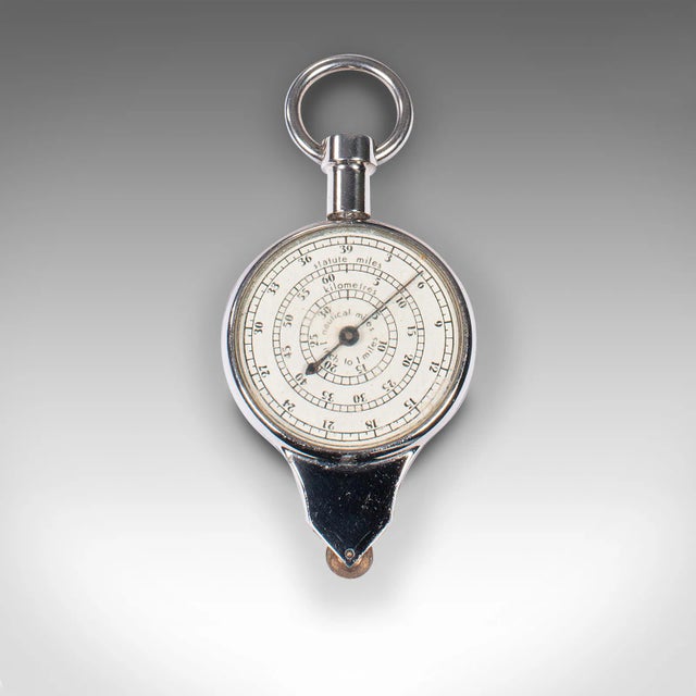 1960's Vintage 2-In-1 Pendant Map Measure | Chairish