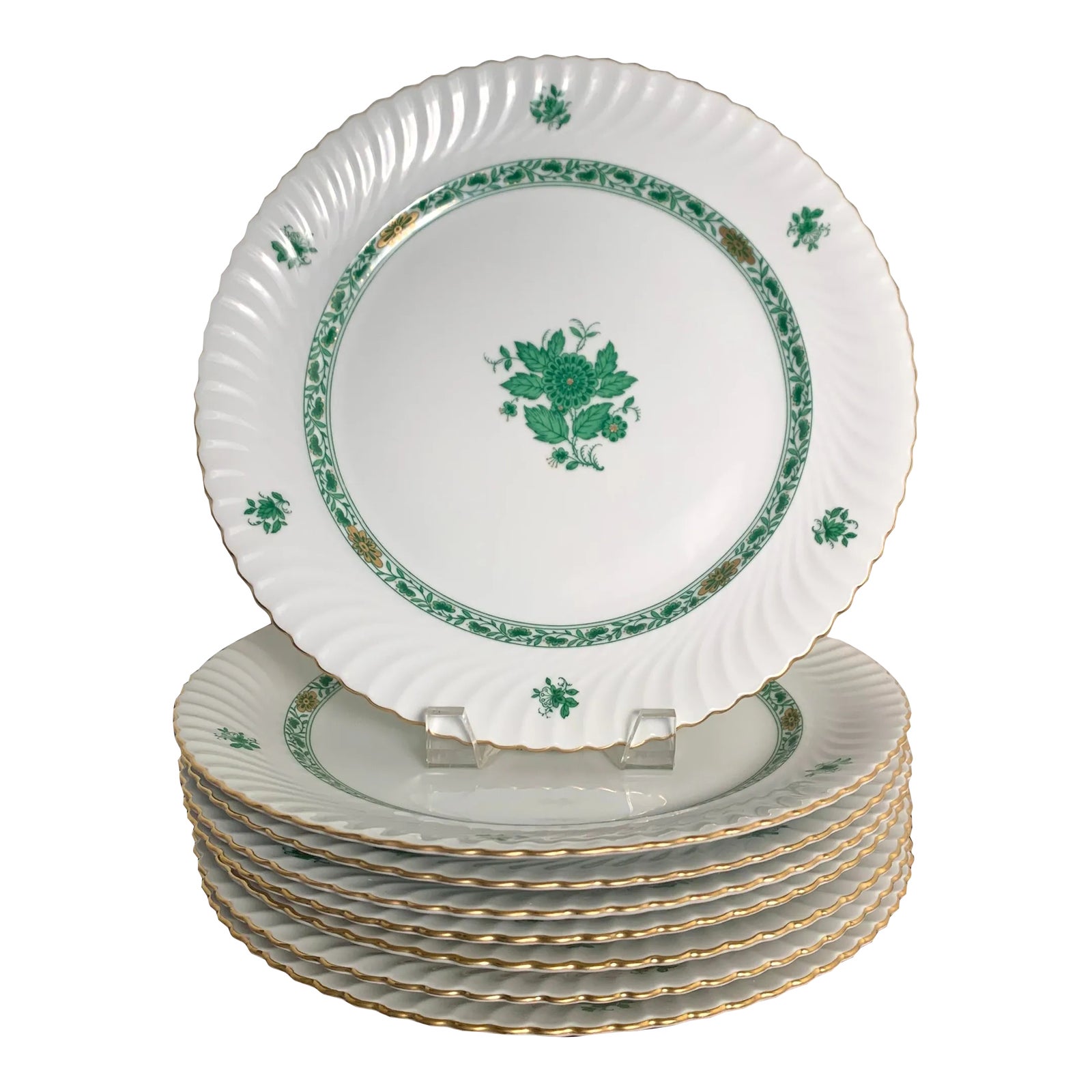 Vintage Kaiser Porzellan, Schönbrunn Pattern Dinner or Charger Plates ...