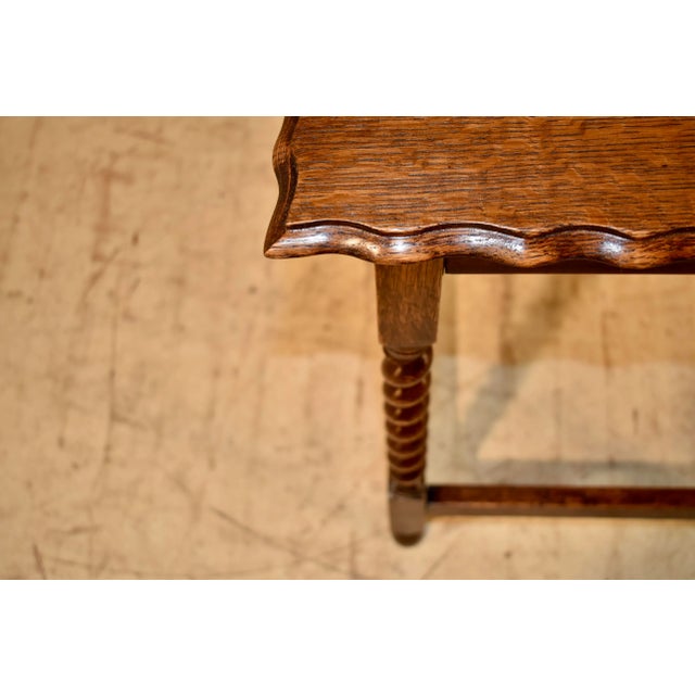 Edwardian Oak Side Table, Circa 1900 | Chairish