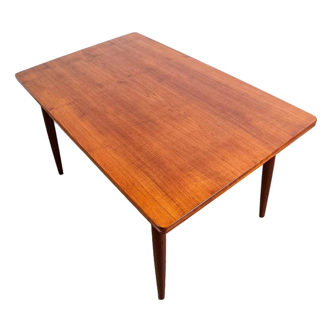1960s Mid Century Danish Modern Dining Table Denmark Teak Wood ...