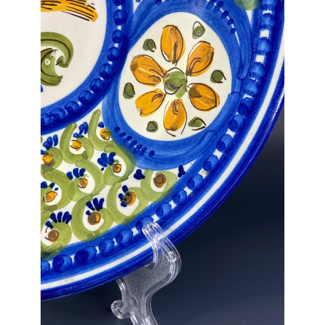 19th Antique Manises Plate - Spanish Ceramics | Chairish