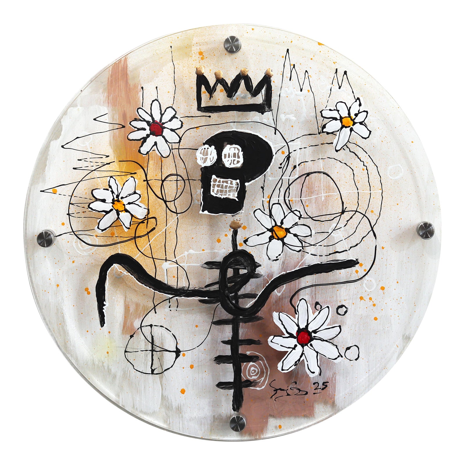 Echolayer: Royal - Neo-Expressionist Abstract Figurative Urban Original Artwork by Soren Grau ...