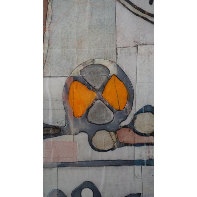 Ron F. Linder Abstract Painting & Collage, Paleo Series: Maturation ...