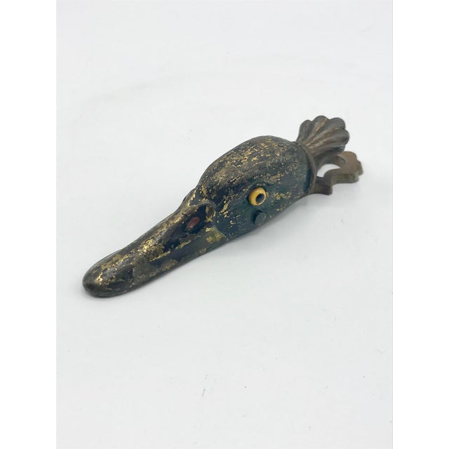 1920s Antique Cast Iron Duck Paper Clip | Chairish