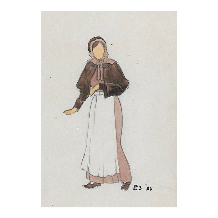 1932 Female Figure by Eunice Starkie | Chairish
