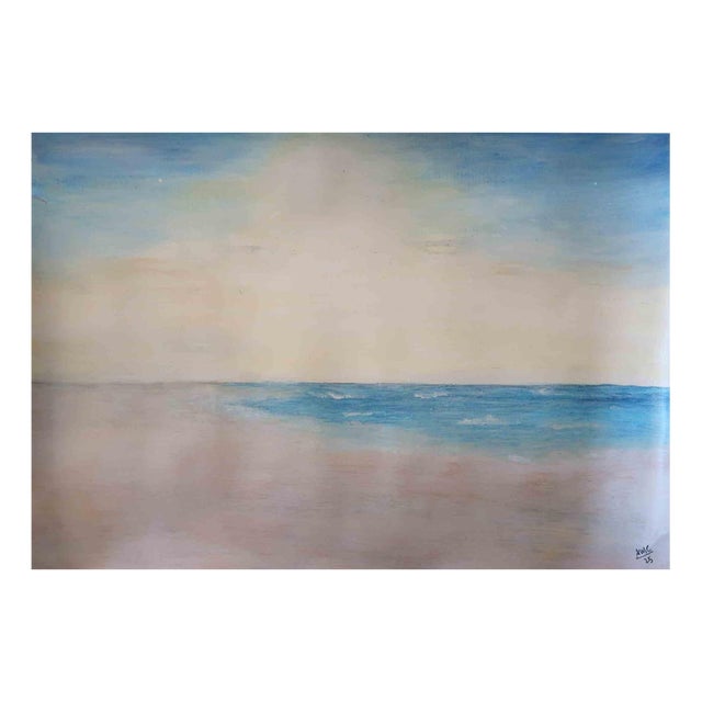 Anna Maria Caboni, Sky and Sea, Acrylic Painting, 2025 | Chairish