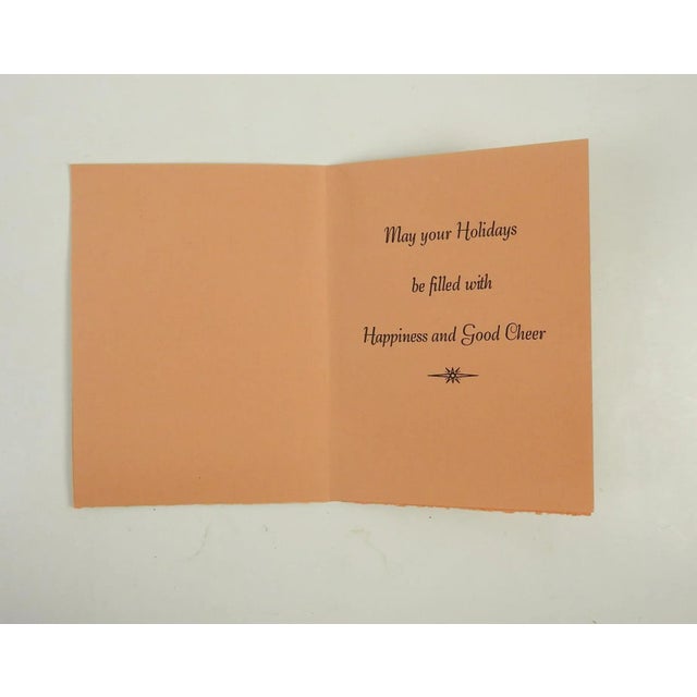 Mid Century Serigraph Christmas Cactus Cards - Set of 10 | Chairish