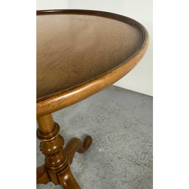 Mid Century Georgian Tripod Side Table Historic Newport Reproductions ...