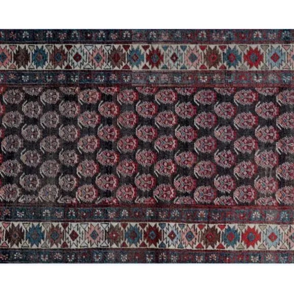 1900 - 1909 Antique Long 3' X 18" Genuine Persian Hallway Runner Rug ...