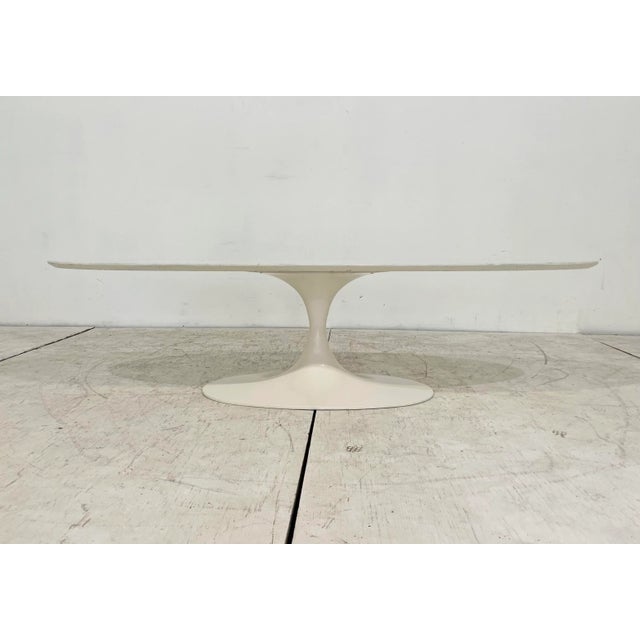 Mid Century Tulip Base Surfboard Coffee Table | Chairish