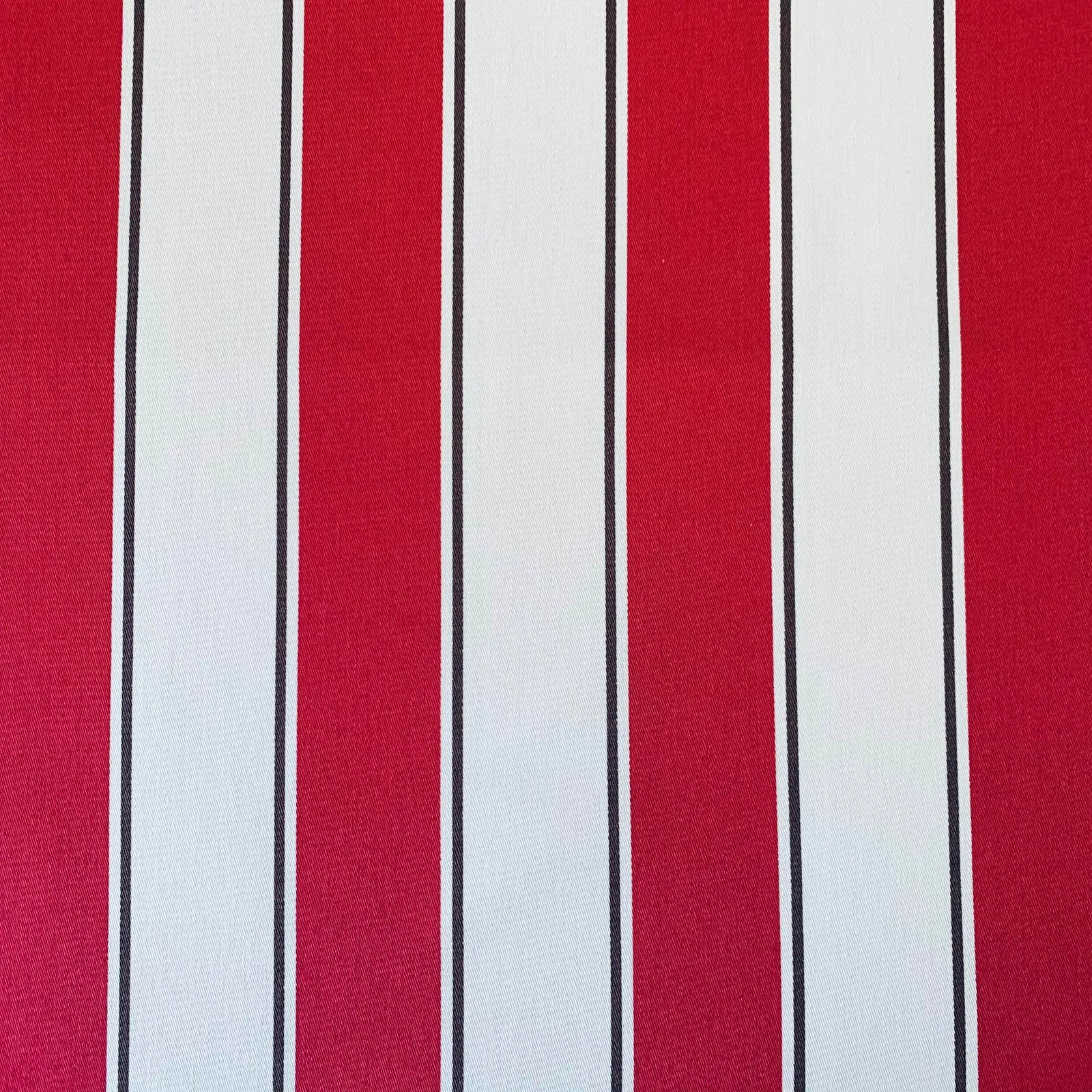 Free Spirit Designer Vicki Payne Pin Stripe Fabric Sample | Chairish