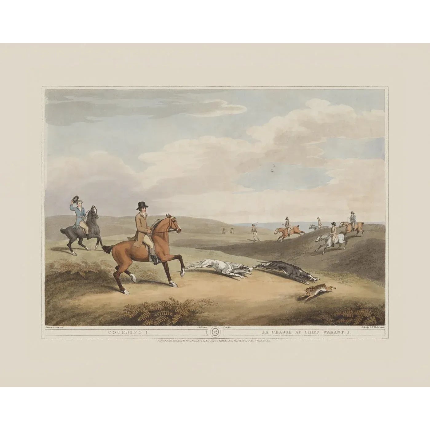 Coursing- Giclee Print From British Field Sports | Chairish