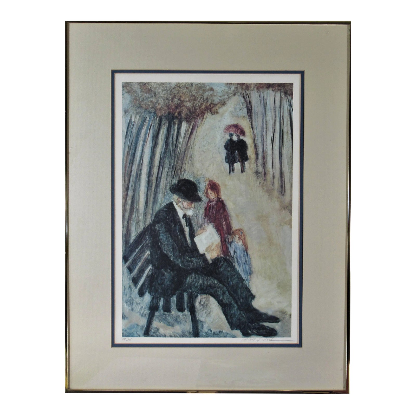 Barbara A. Wood, At The Park, Circa 1980 | Chairish