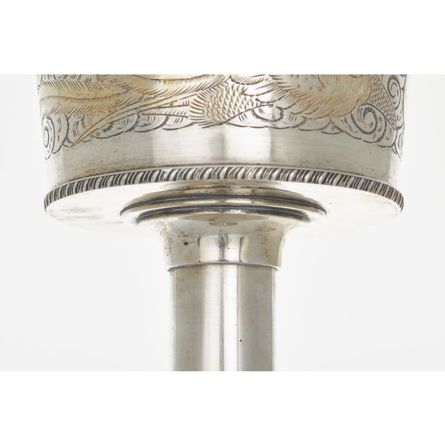 English Silver Plate Barware Wine Cooler / Stand | Chairish