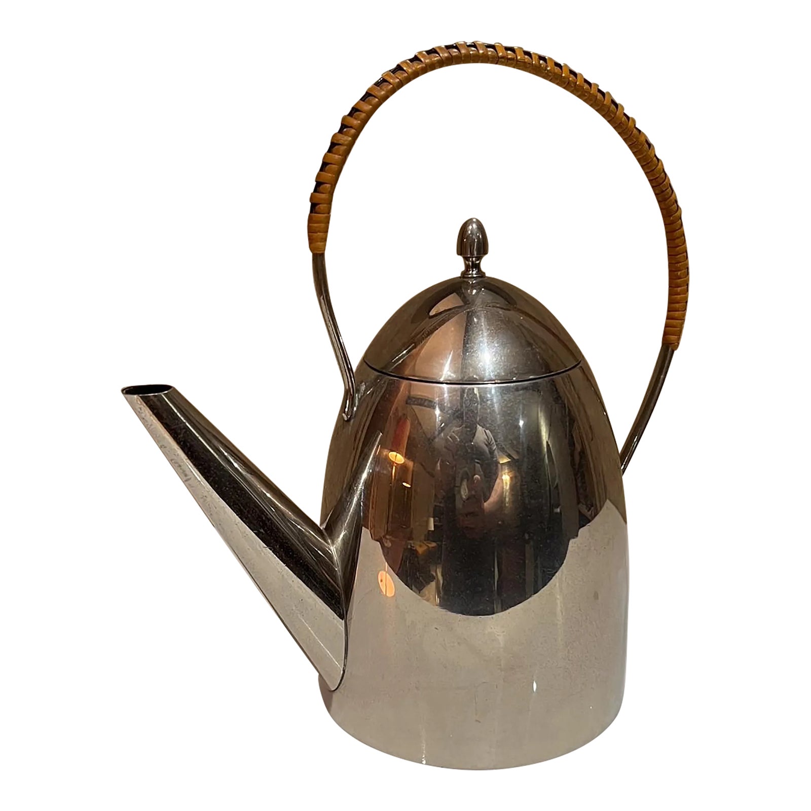 1940s Bauhaus Stainless Tea Kettle Pot Style Peter Behrens | Chairish
