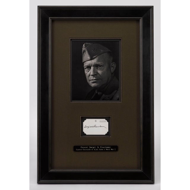 Dwight Eisenhower Signed Card Collage | Chairish