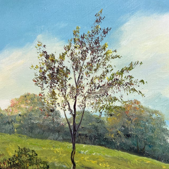 Vintage Signed Landscape Artist Phillip Cantrell Forest + Stream in ...