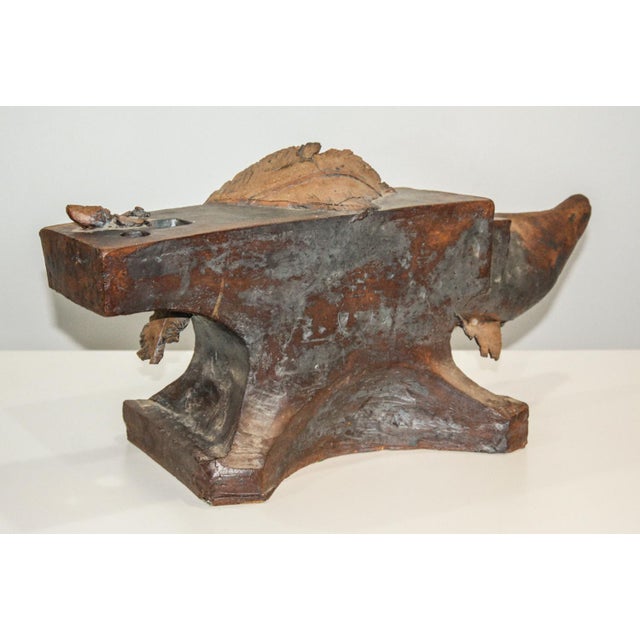 Circa 1980 Contemporary Slab-Built Surrealist Sculptural Ceramic Anvil ...
